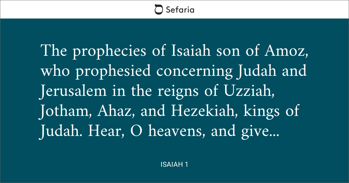 Isaiah 1