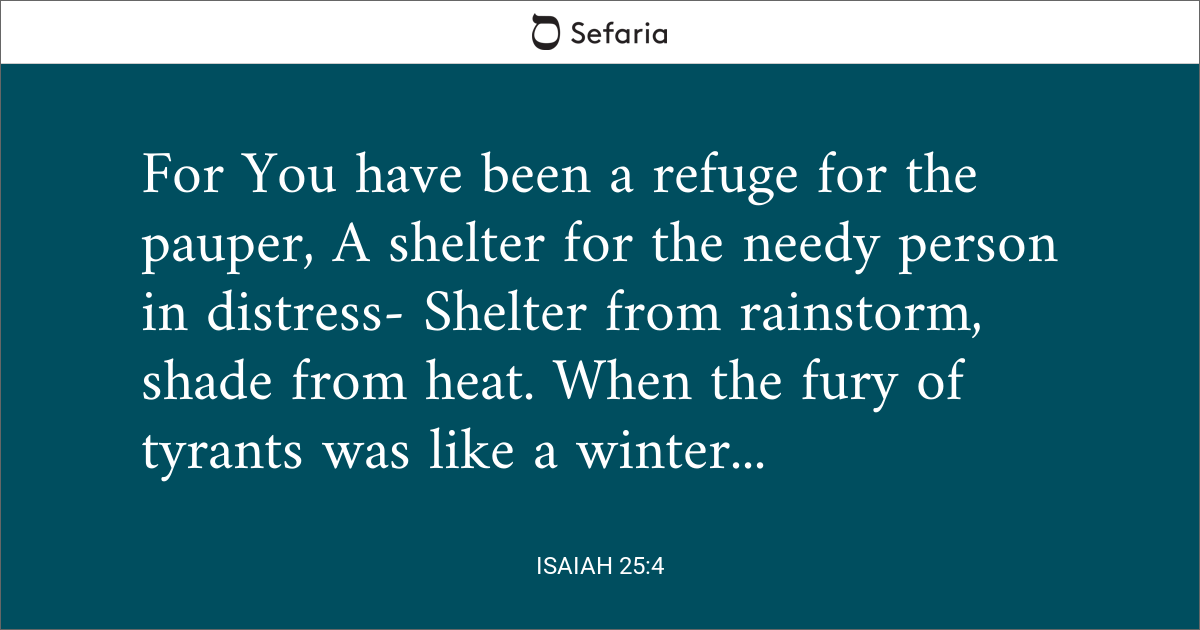 Isaiah 25:4