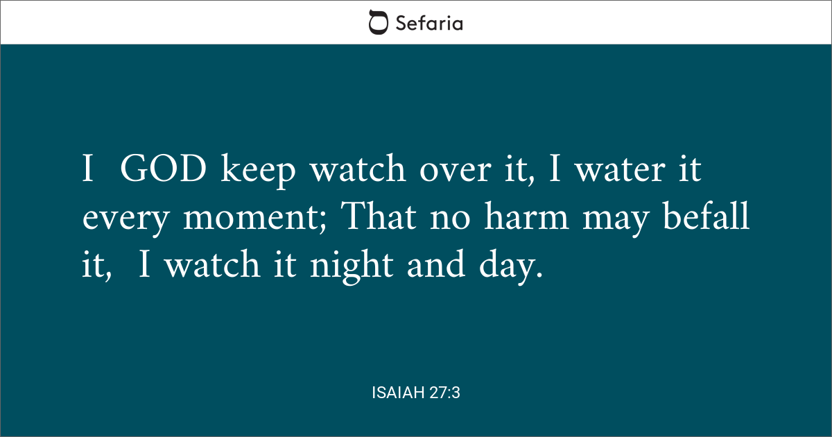 Isaiah 27:3