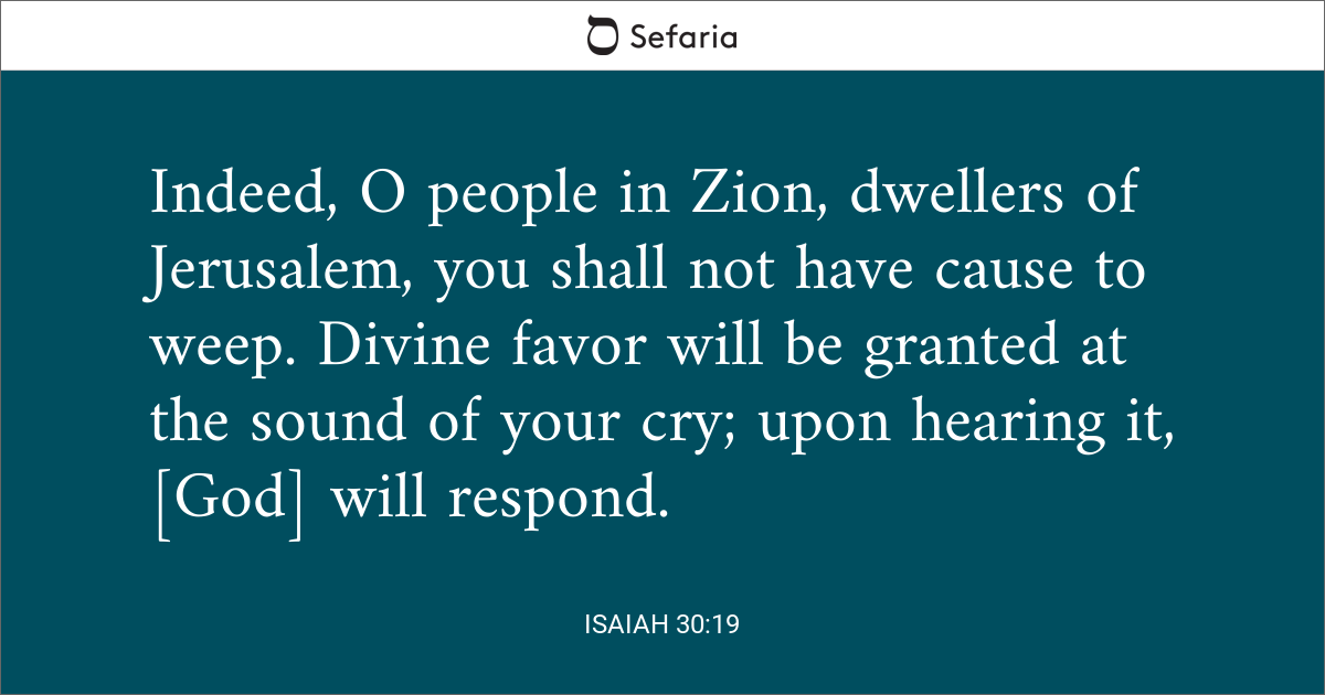 Isaiah 30:19