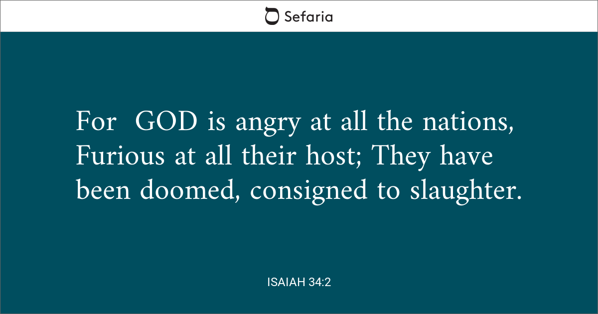Isaiah 34:2
