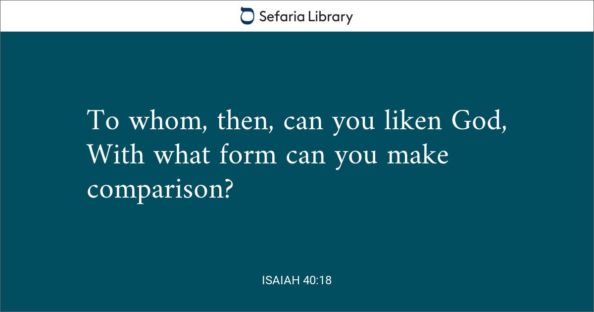 Isaiah 40:18