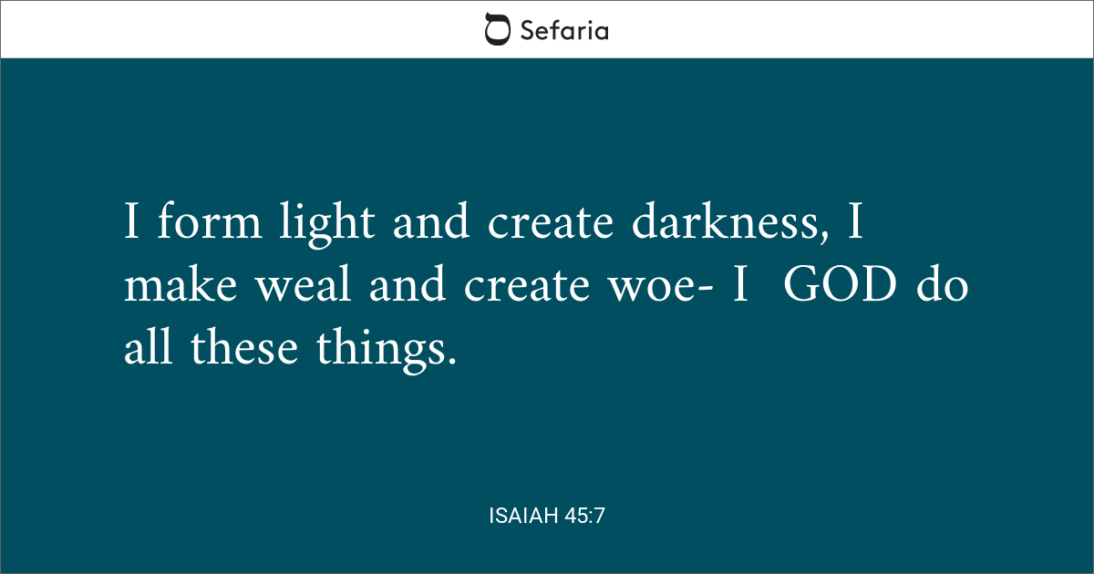 Isaiah 45:7