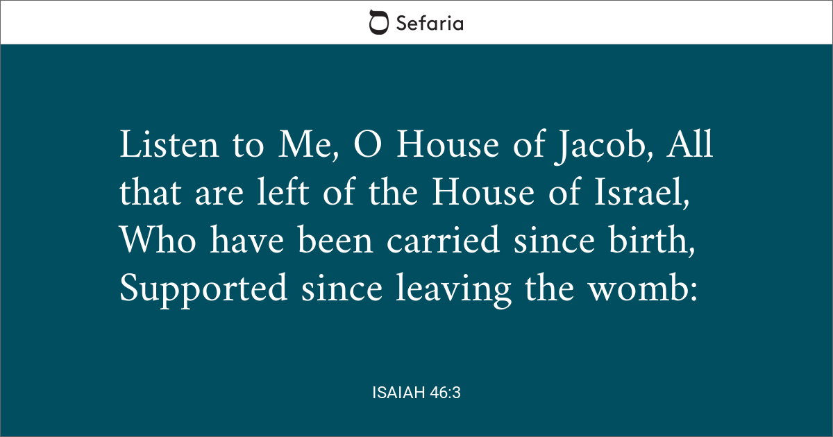 Isaiah 46:3