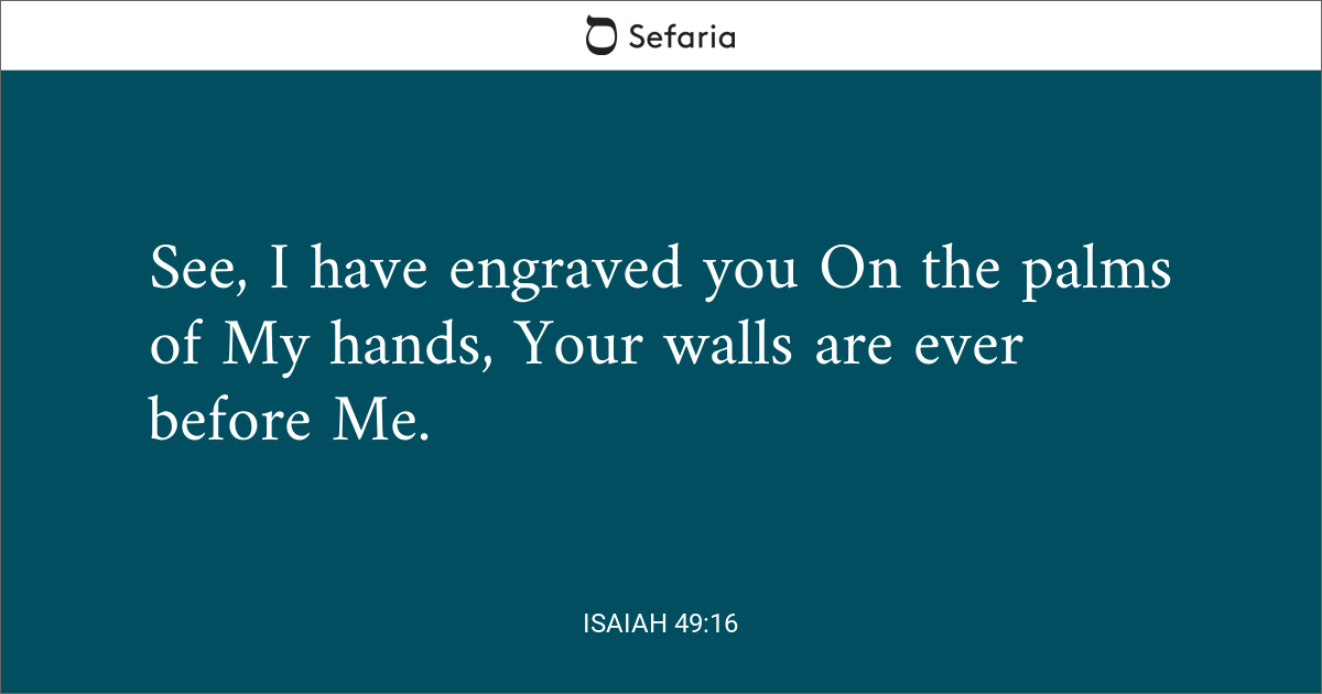 Isaiah 49:16