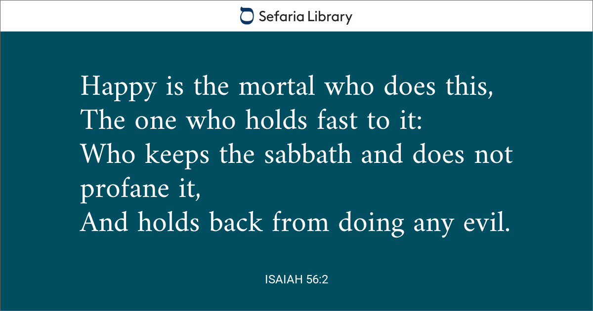 Isaiah 56:2