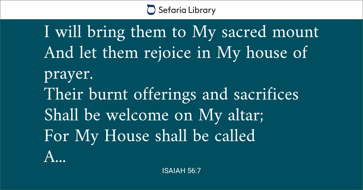 Isaiah 56:7