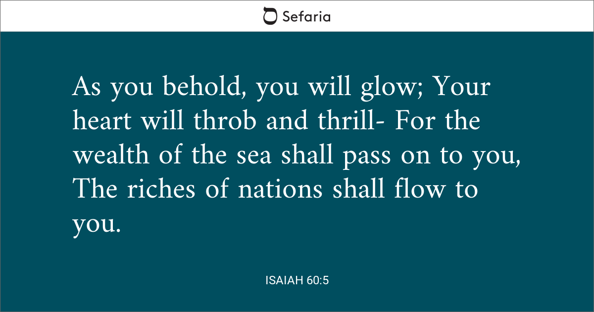 Isaiah 60:5