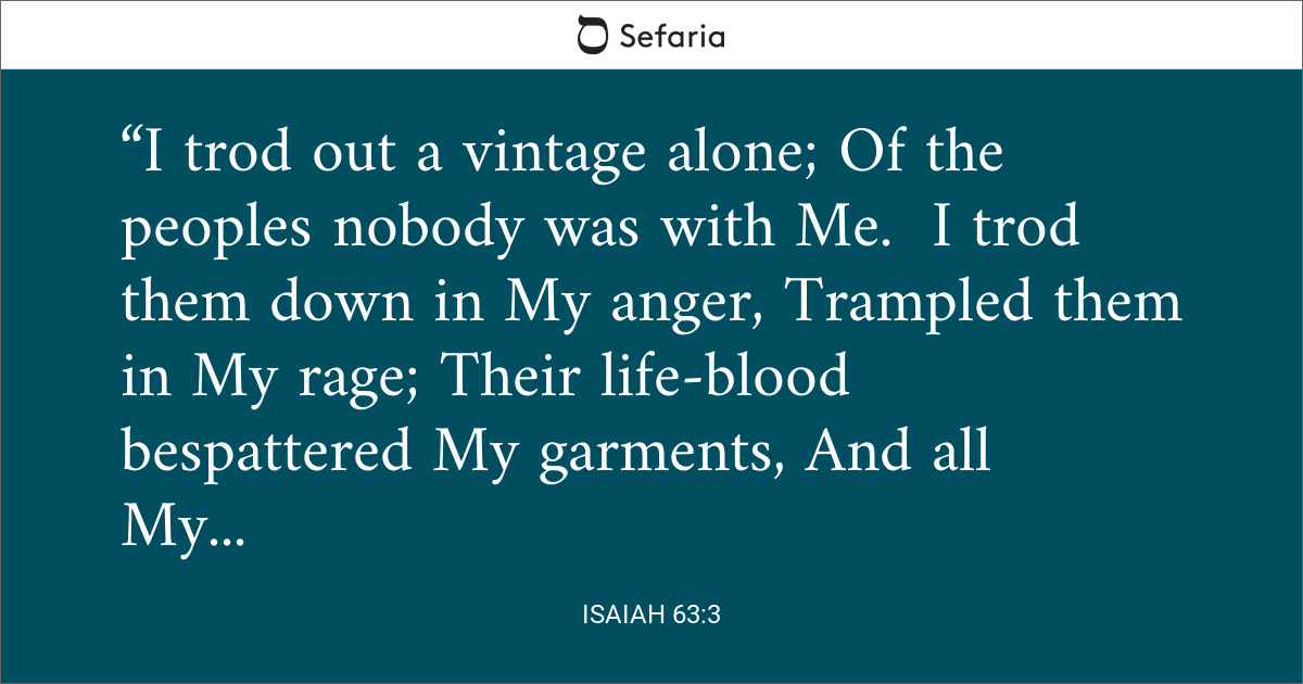 Isaiah 63:3