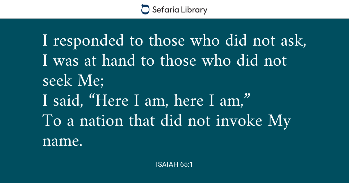 Isaiah 65:1