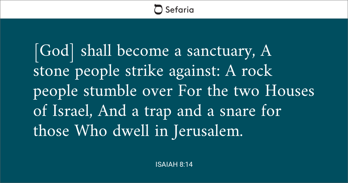 Isaiah 8:14