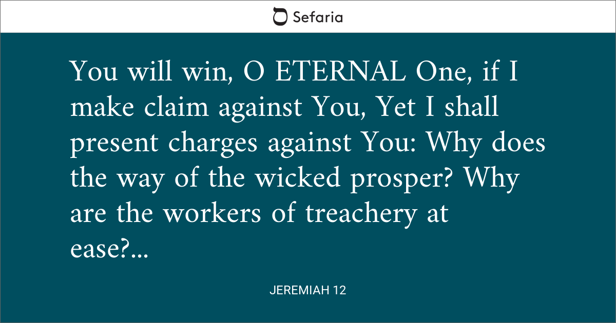 Jeremiah 12