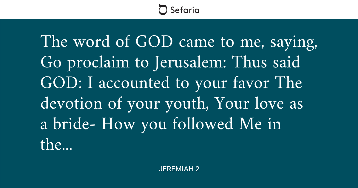 Jeremiah 2