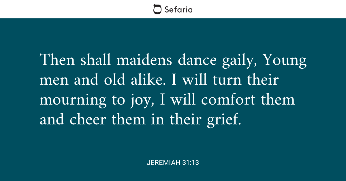 Jeremiah 31:13