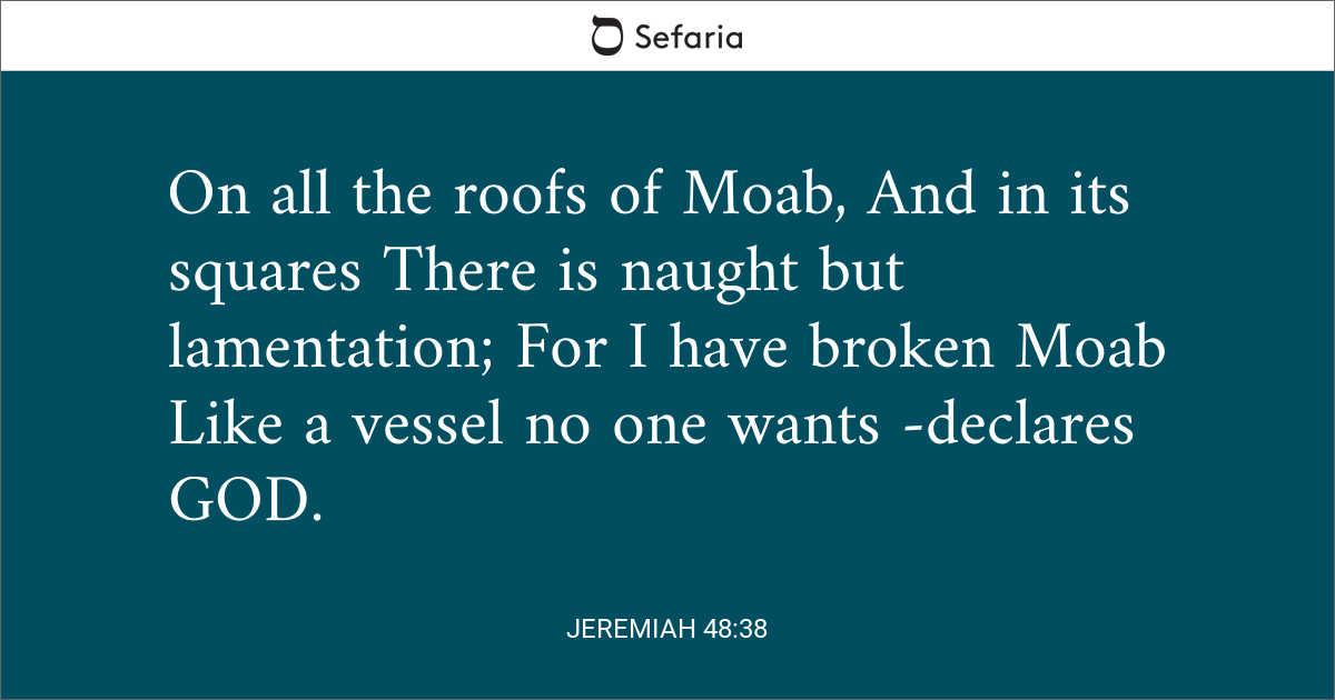 Jeremiah 48:38