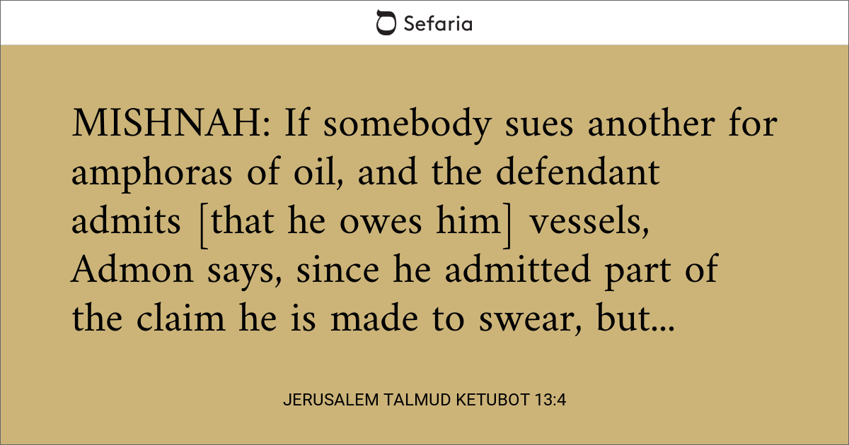 Jerusalem Talmud Ketubot 13:4