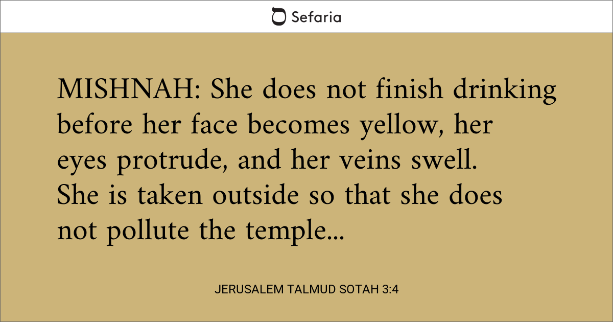 Jerusalem Talmud Sotah 3:4
