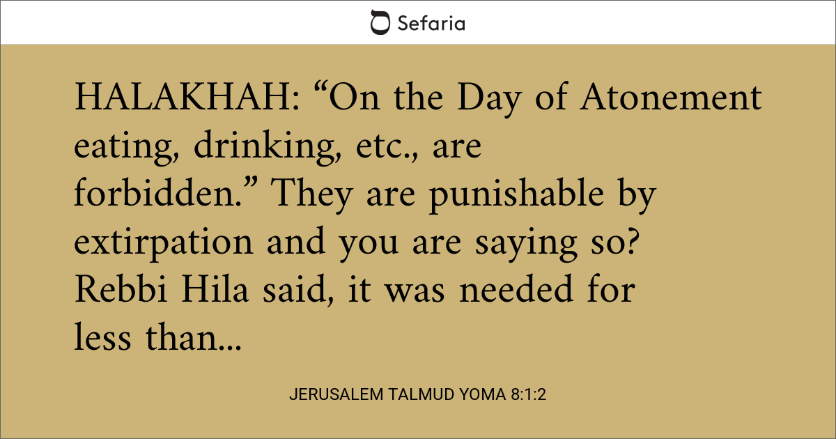 Jerusalem Talmud Yoma 8:1:2