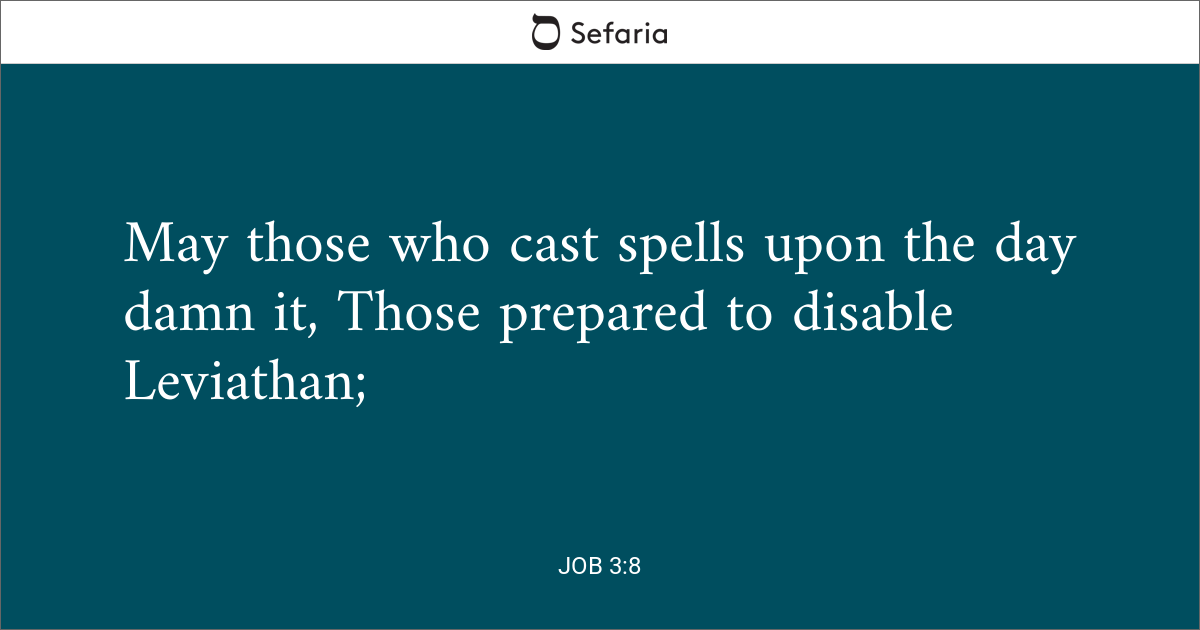 Job 3:8