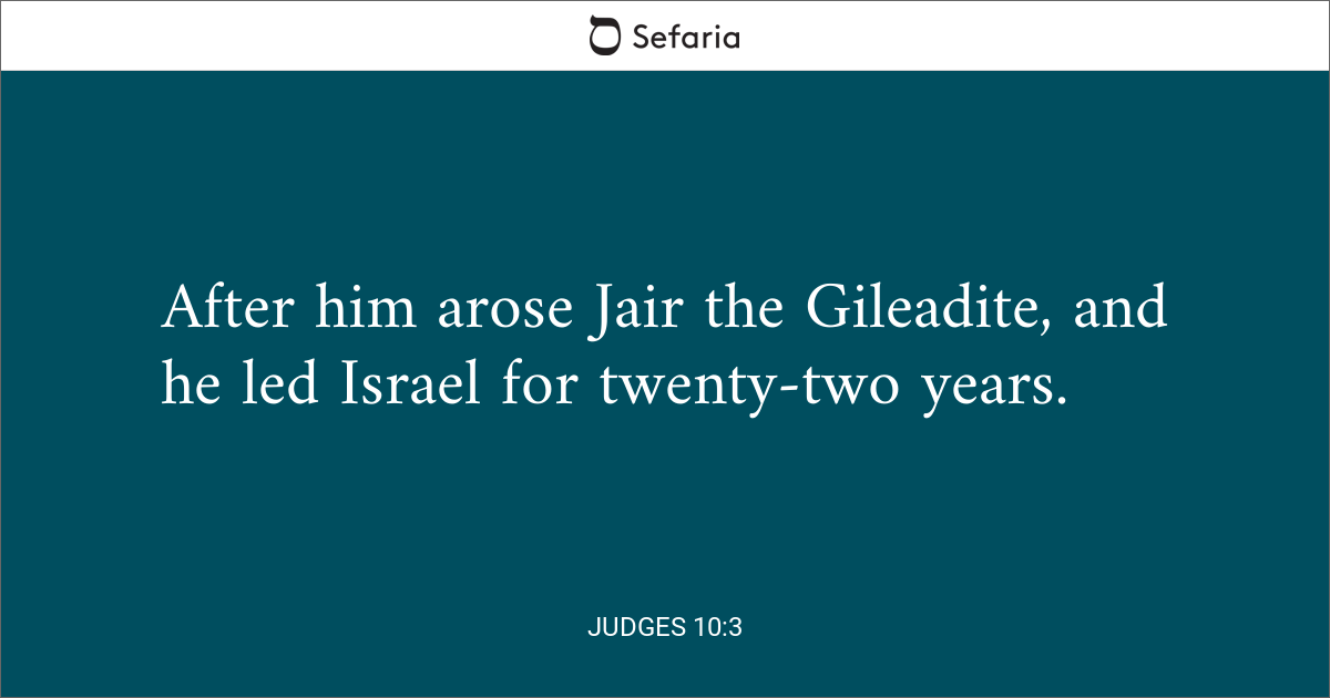 Judges 10:3