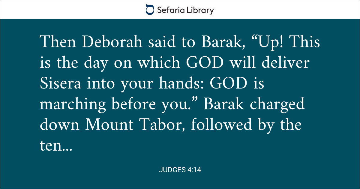 Judges 4:14