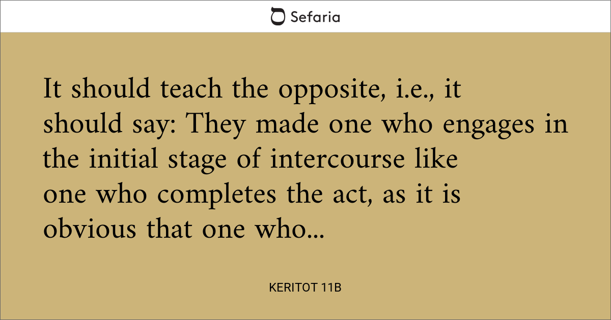 Keritot 11b