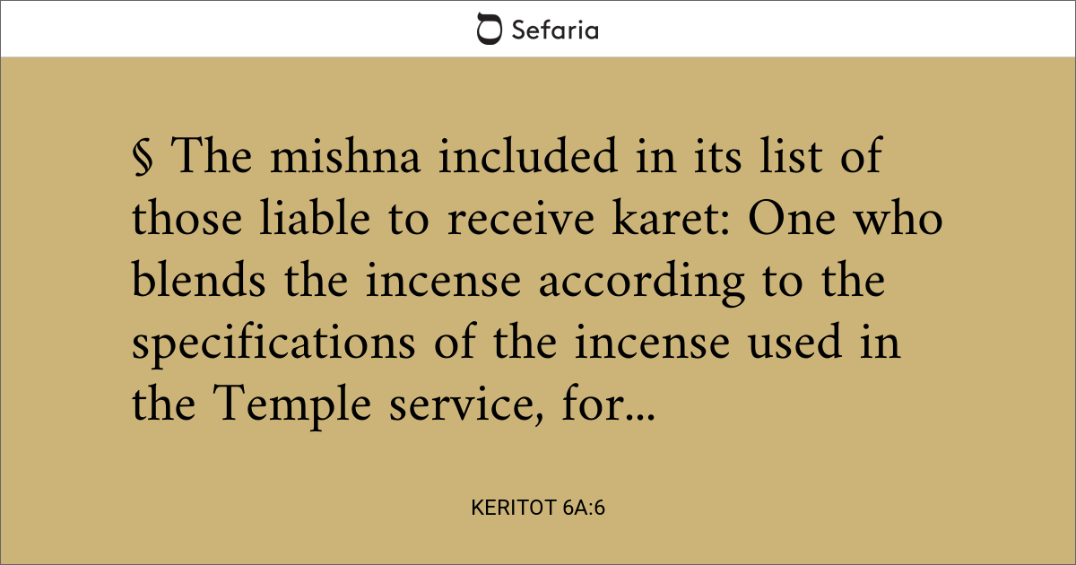 Keritot 6a:6
