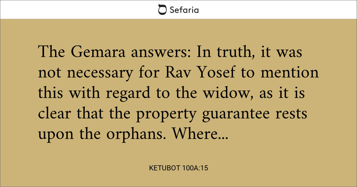 Ketubot 100a:15