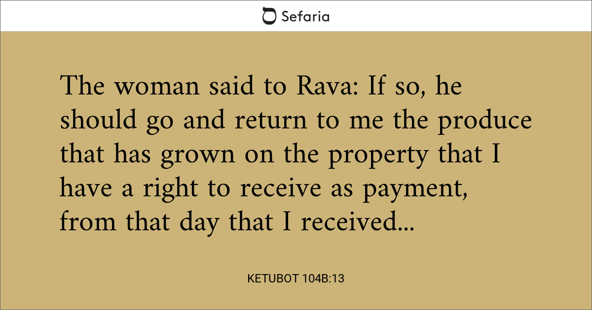 Ketubot 104b:13