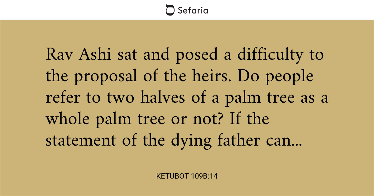 Ketubot 109b:14