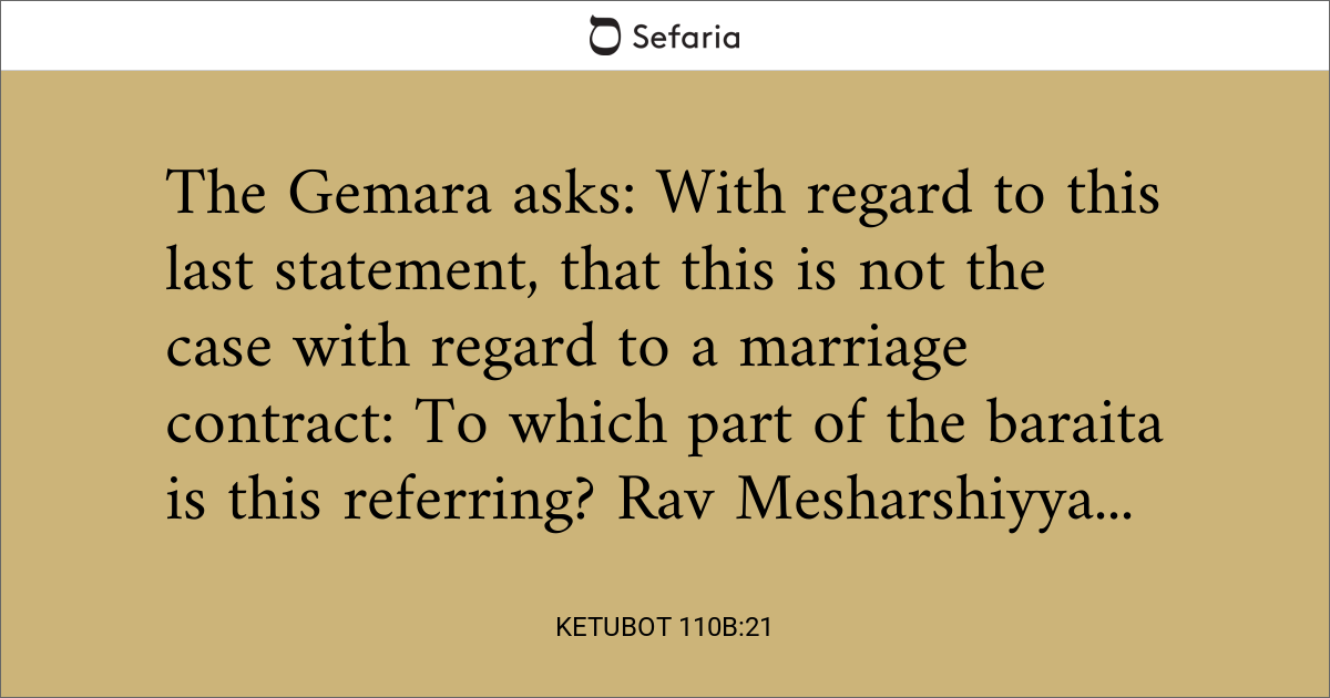 Ketubot 110b:21