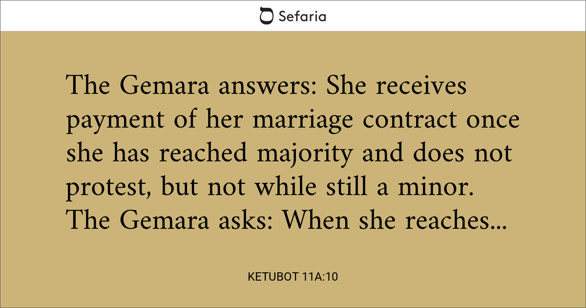 Ketubot 11a:10