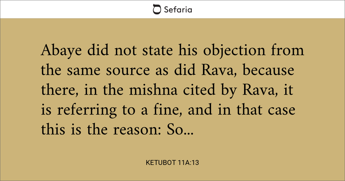 Ketubot 11a:13
