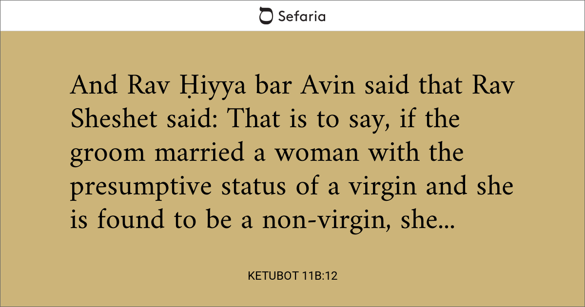 Ketubot 11b:12