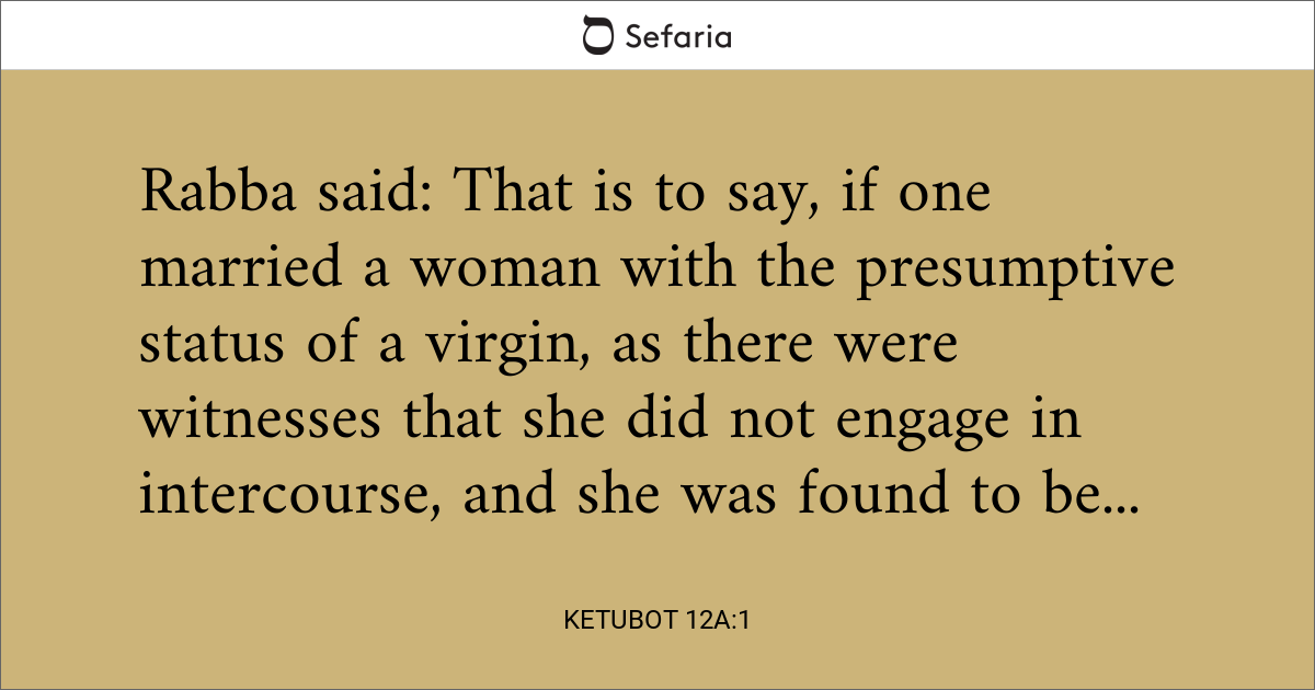 Ketubot 12a:1