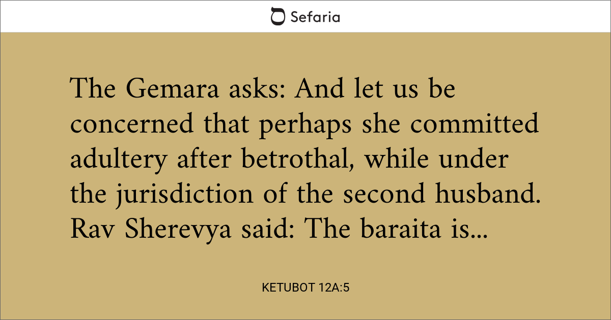Ketubot 12a:5