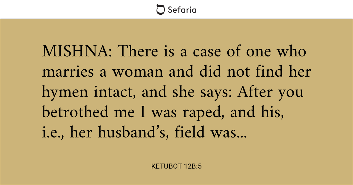 Ketubot 12b:5