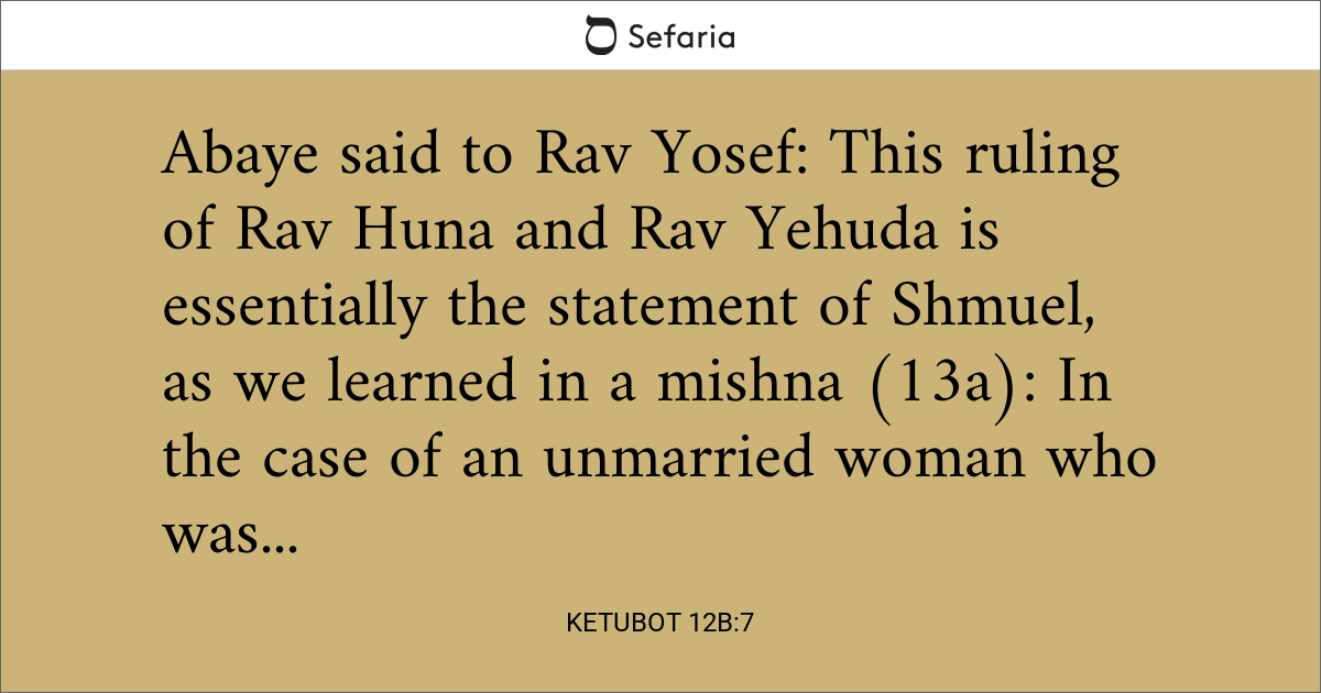 Ketubot 12b:7