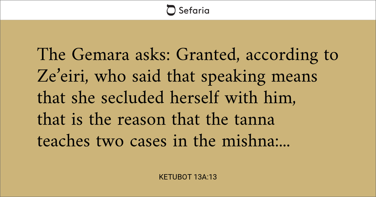 Ketubot 13a:13