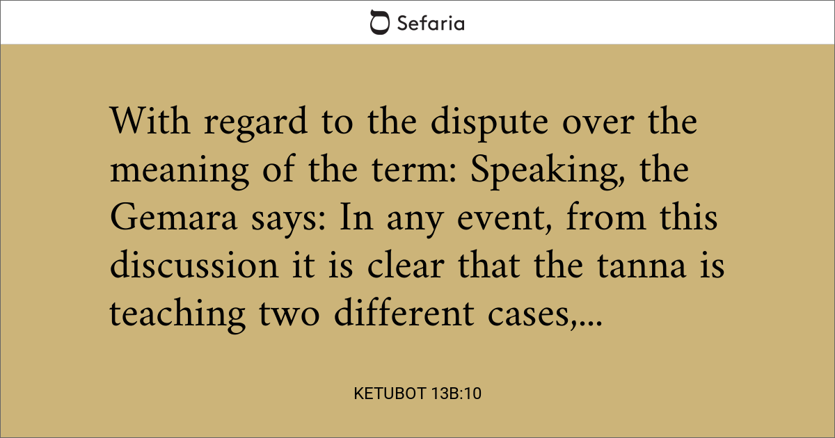 Ketubot 13b:10