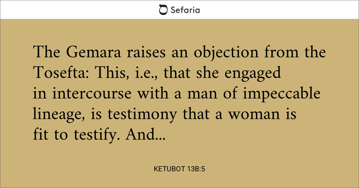 Ketubot 13b:5