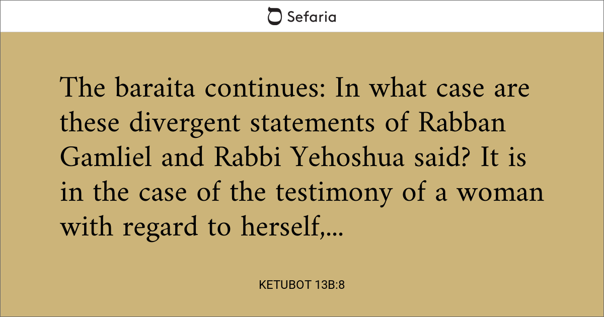 Ketubot 13b:8