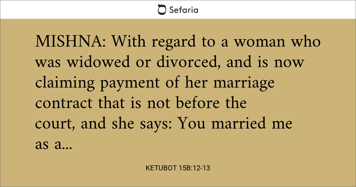 Ketubot 15b:12-13