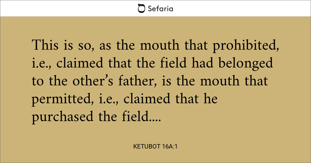 Ketubot 16a:1