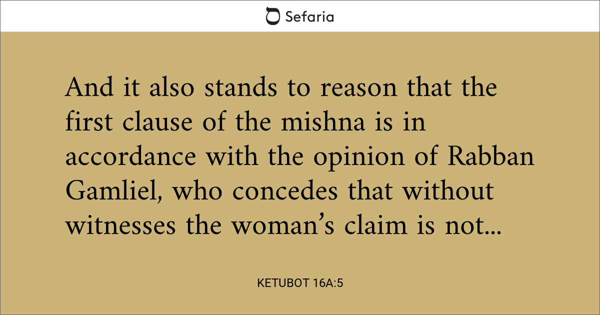 Ketubot 16a:5