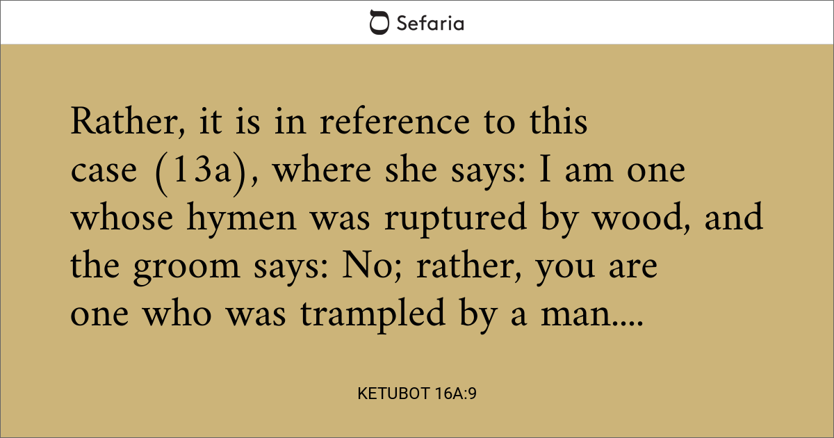 Ketubot 16a:9