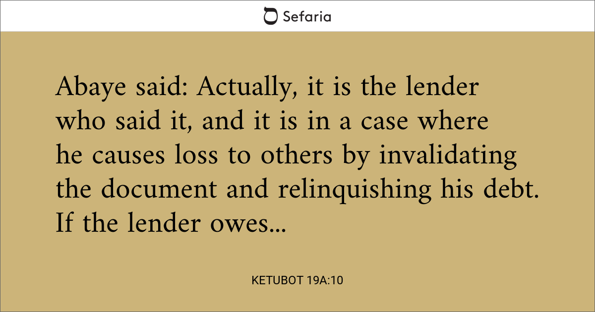 Ketubot 19a:10
