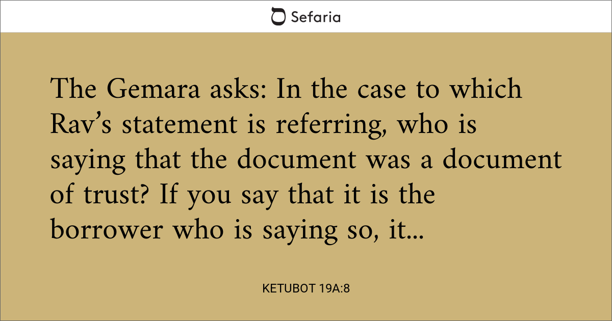 Ketubot 19a:8