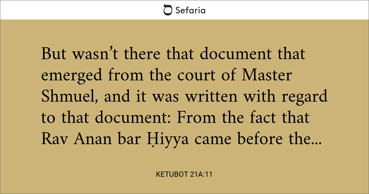 Ketubot 21a:11