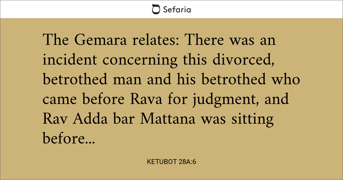 Ketubot 28a:6